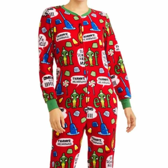 Intimates & Sleepwear | Nwt Buddy The Elf Union Suit | Poshmark